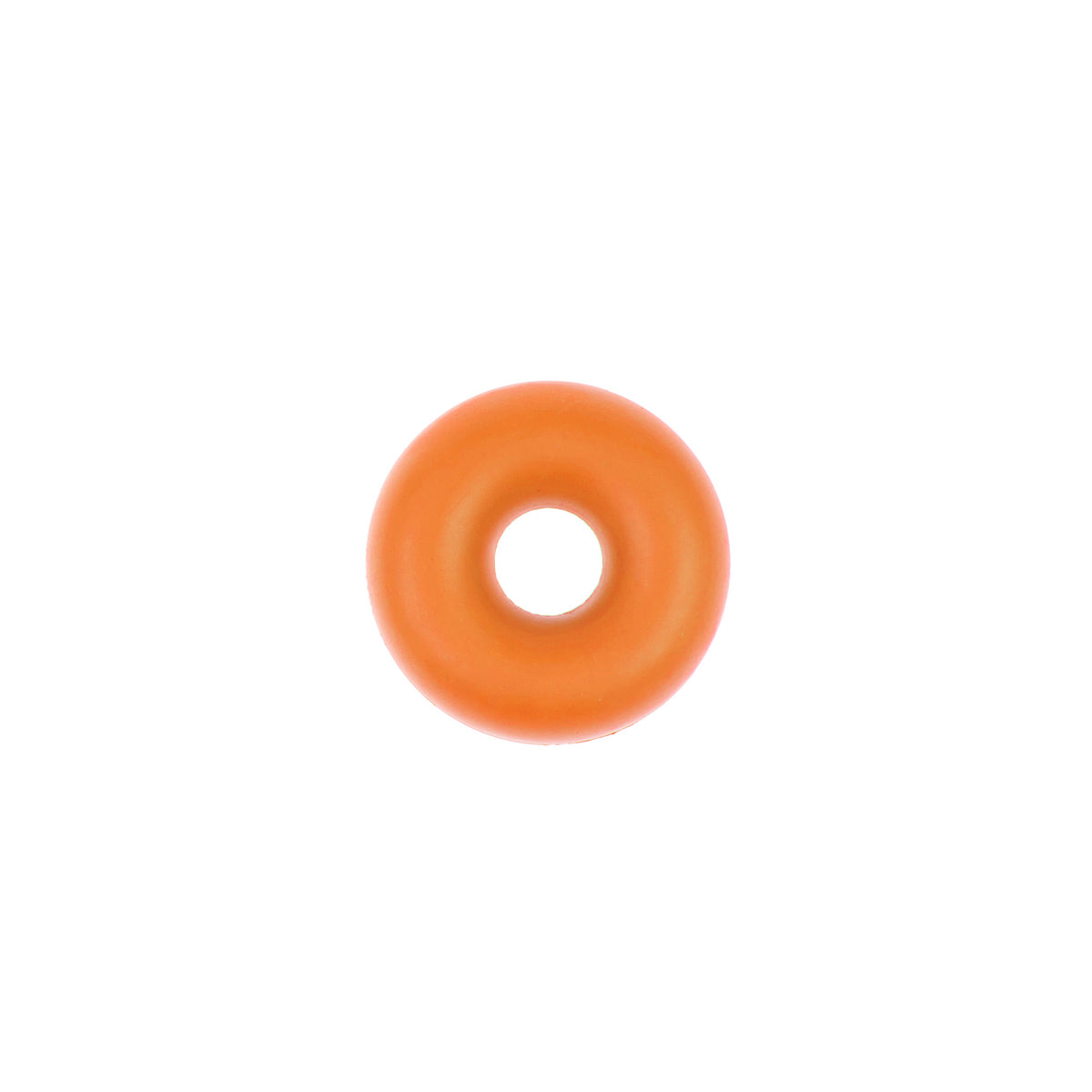 Rubber Doughnut Dog Toy Orange | Mungo & Maud