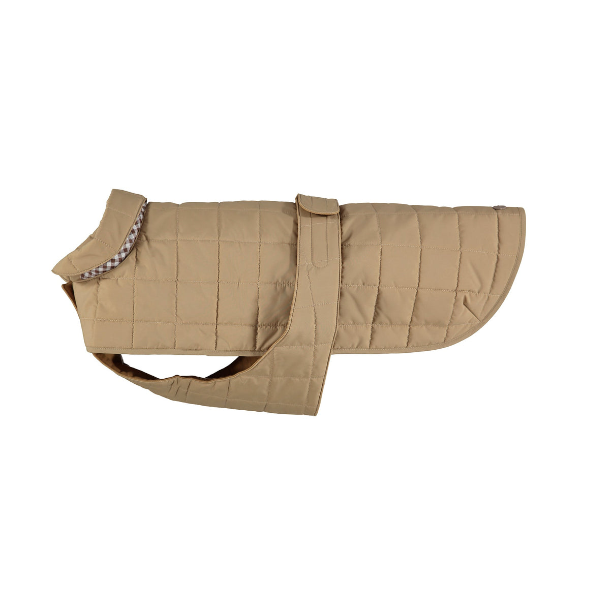 Quilted Dog Coat Biscuit | Mungo & Maud